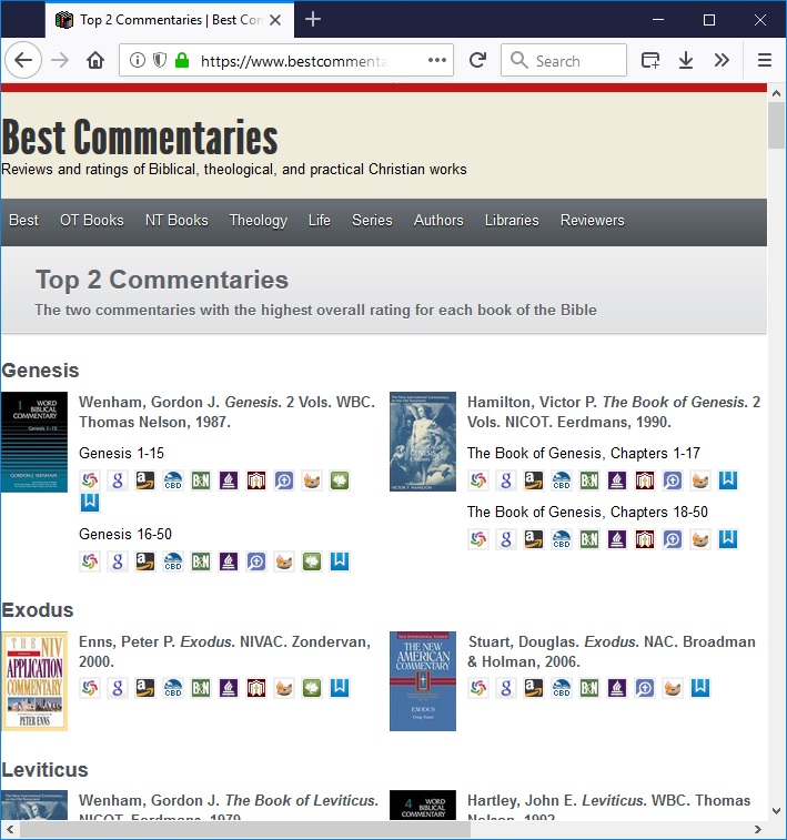 Best commentaries – Seeking the kingdom