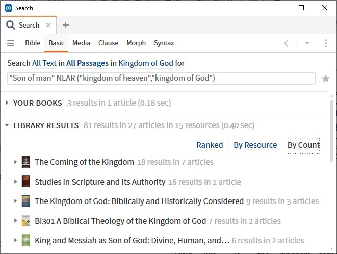 Using Logos Bible Software Seeking The Kingdom