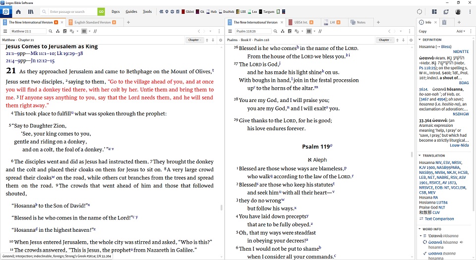 How I use Logos – Seeking the kingdom
